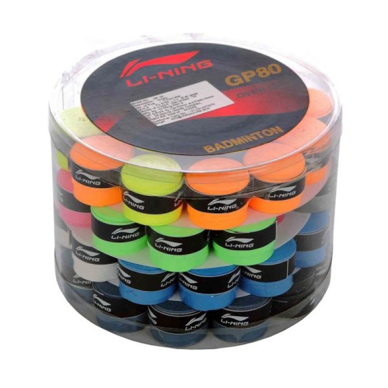Buy Li-Ning GP-80 - Over Grip 60 in 1 Badminton Racket Grip Online at ...